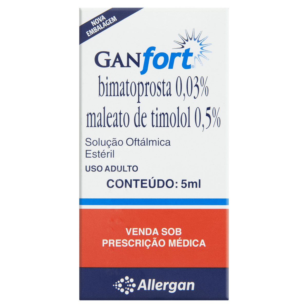 Ganfort Colírio Allergan 5ml