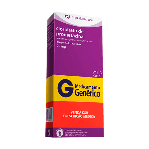 CLO PROMETAZINA 25MG 20 CPRS - PRAT(G)