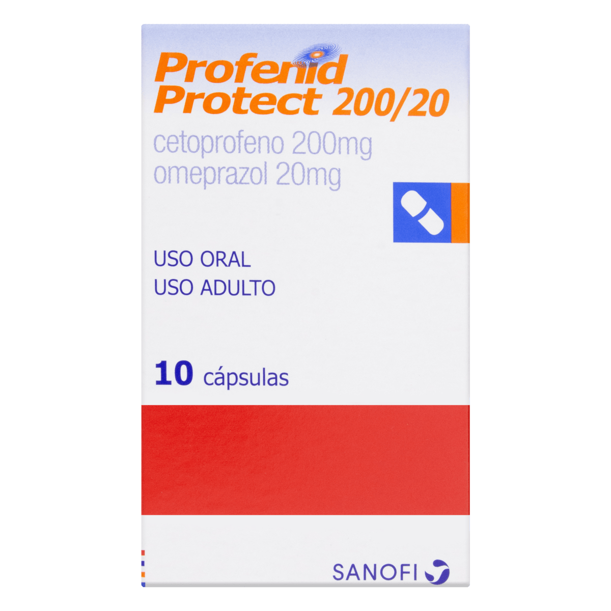 Profenid Protect 200mg/20mg Sanofi-Aventis 10 cápsulas