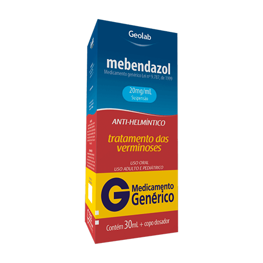 MEBENDAZOL 20MG SUSP 30ML - GEO (G)