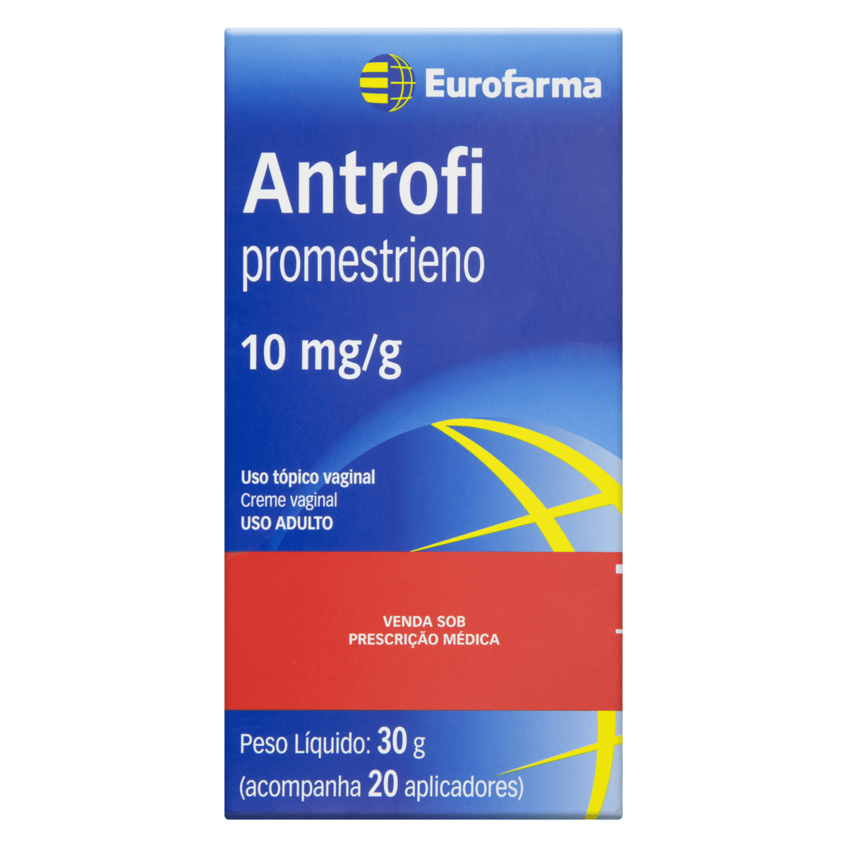 Antrofi Creme Vaginal Eurofarma 30g + 20 Aplicadores