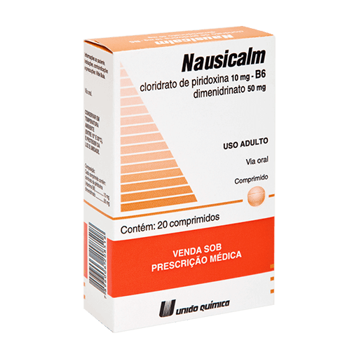NAUSICALM 50 + 10MG 20 CPRS