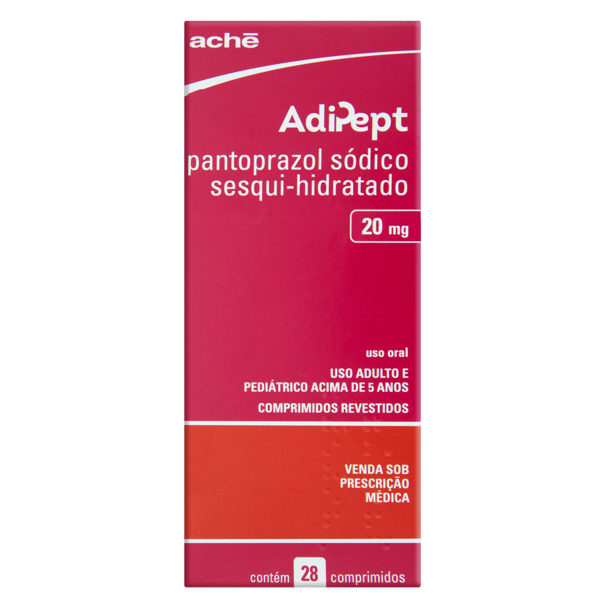 Adipept 20mg Aché 28 Comprimidos Revestidos