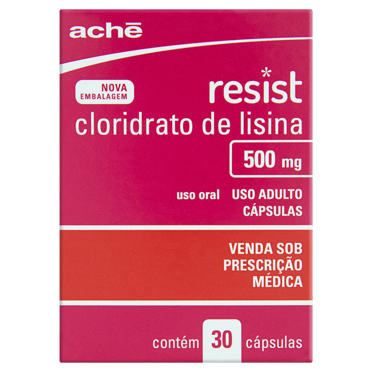 Resist 500mg Aché 30 Cápsulas
