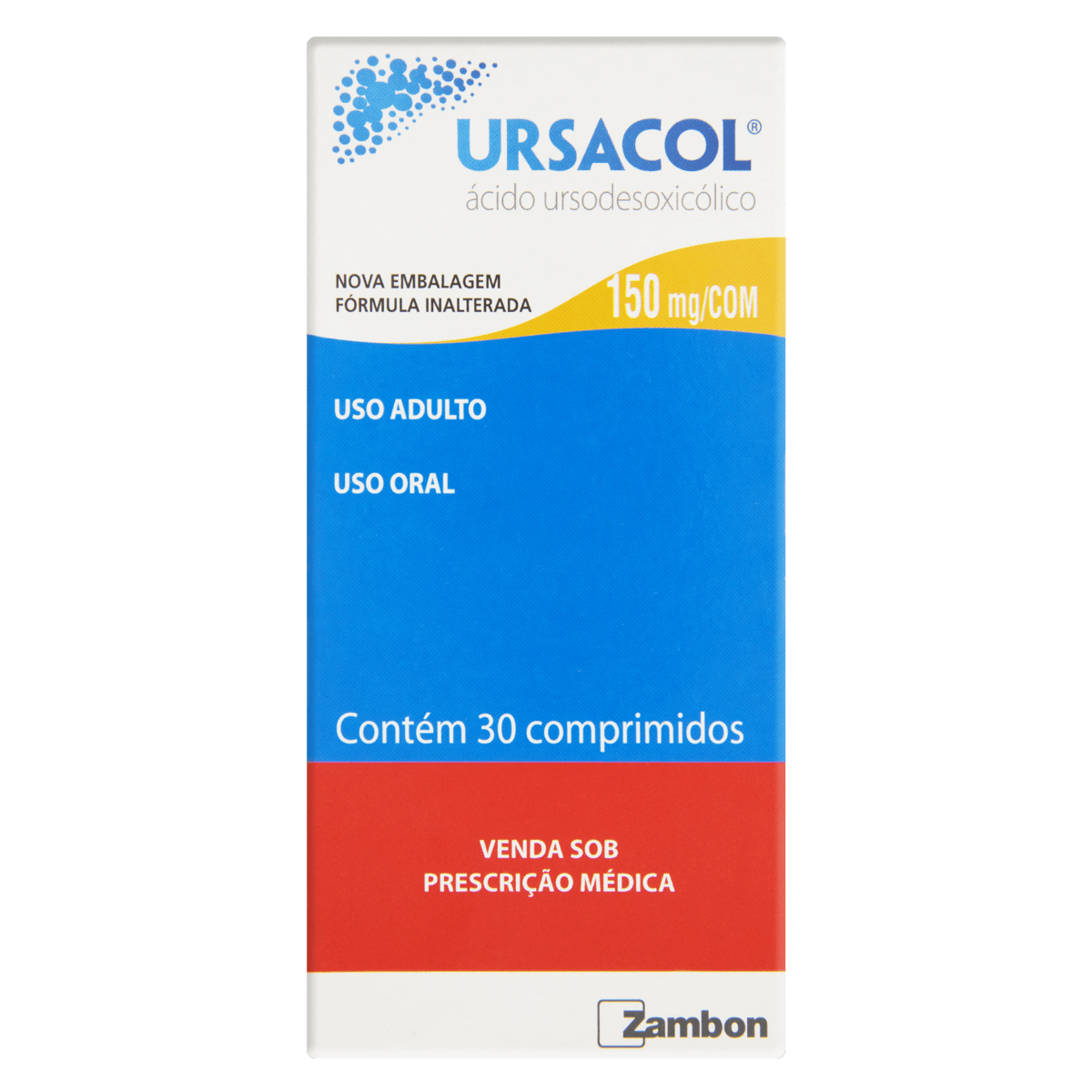 Ursacol 150mg 30 Comprimidos