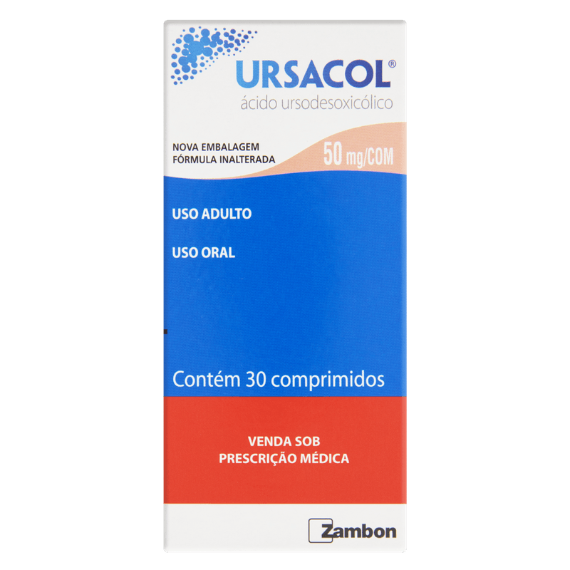 Ursacol 50mg 30 Comprimidos