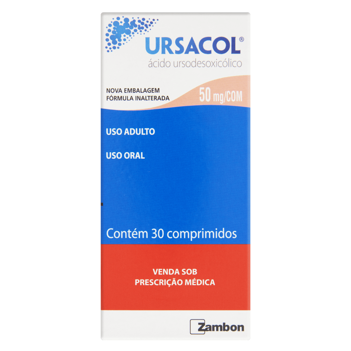 Ursacol 50mg 30 Comprimidos