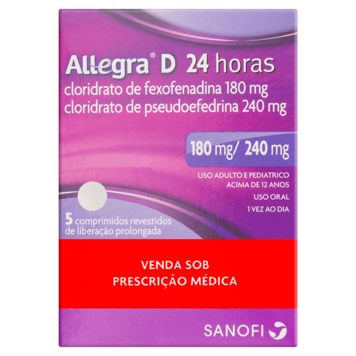 ALLEGRA D 24H 5 CPRS - PBM