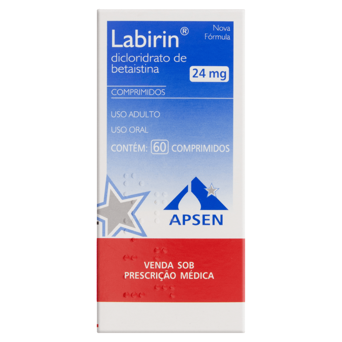 Labirin 24mg Apsen 60 Comprimidos