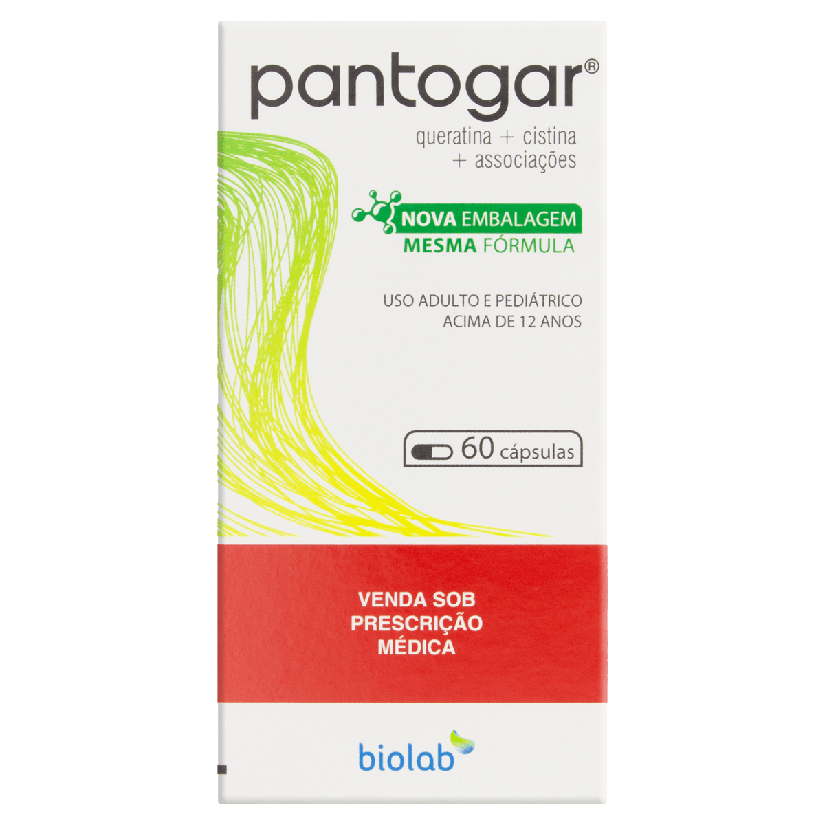 Pantogar Biolab 60 Cápsulas