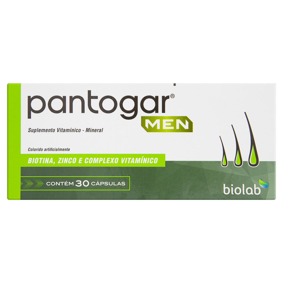 Pantogar Men Biolab 30 Cápsulas