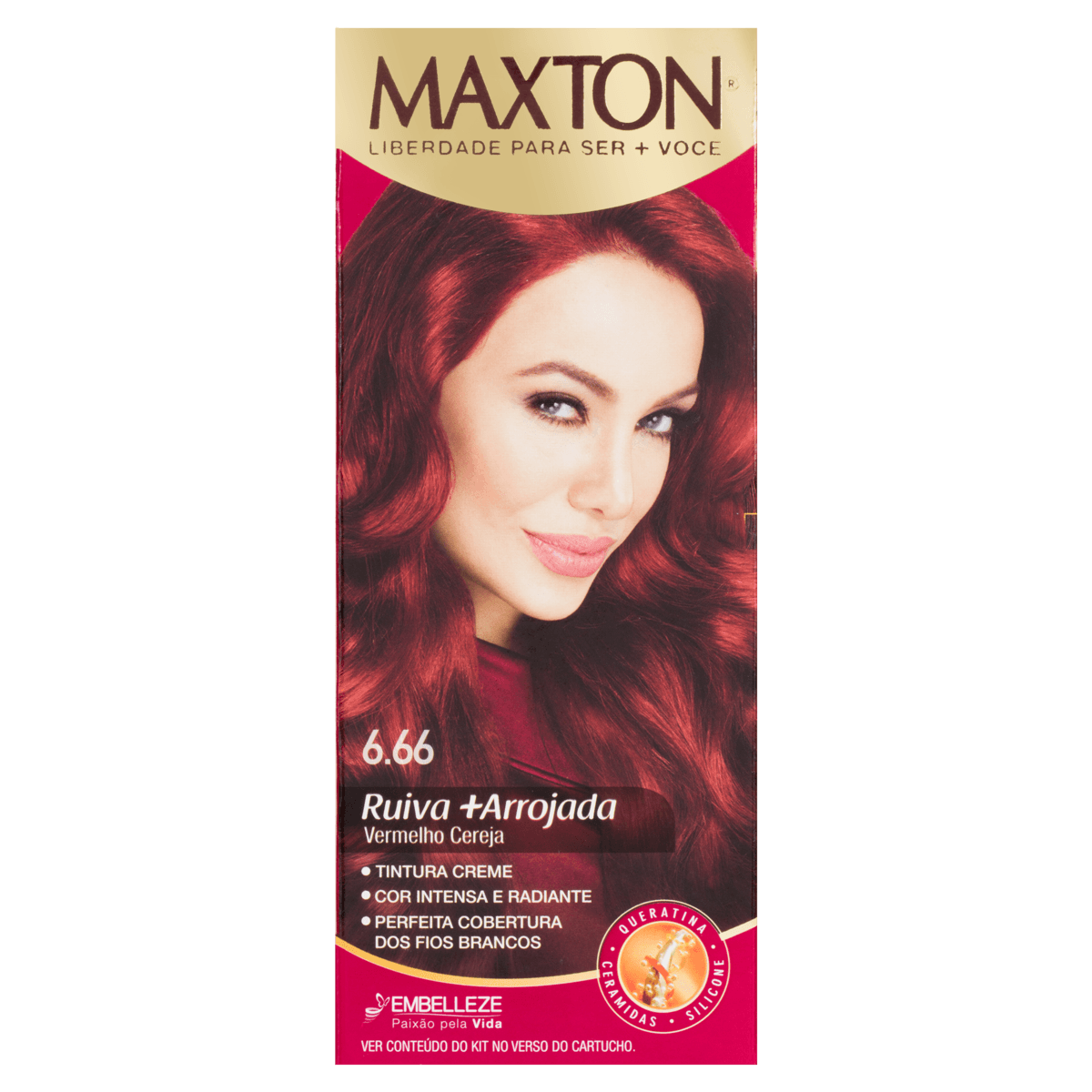 KIT MAXTON PRATICA 6.66 VERMELHO CEREJA
