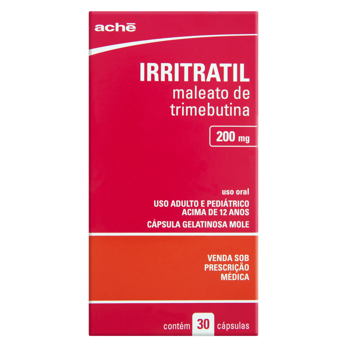 Irritratil 200mg Aché 30 Cápsulas