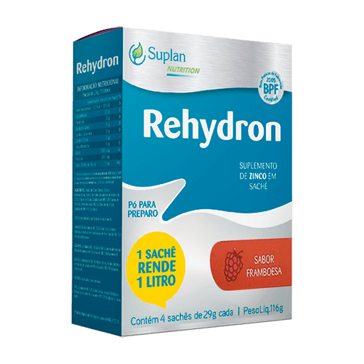 REHYDRON FRAMBOESA 29 GR 4 SACHES