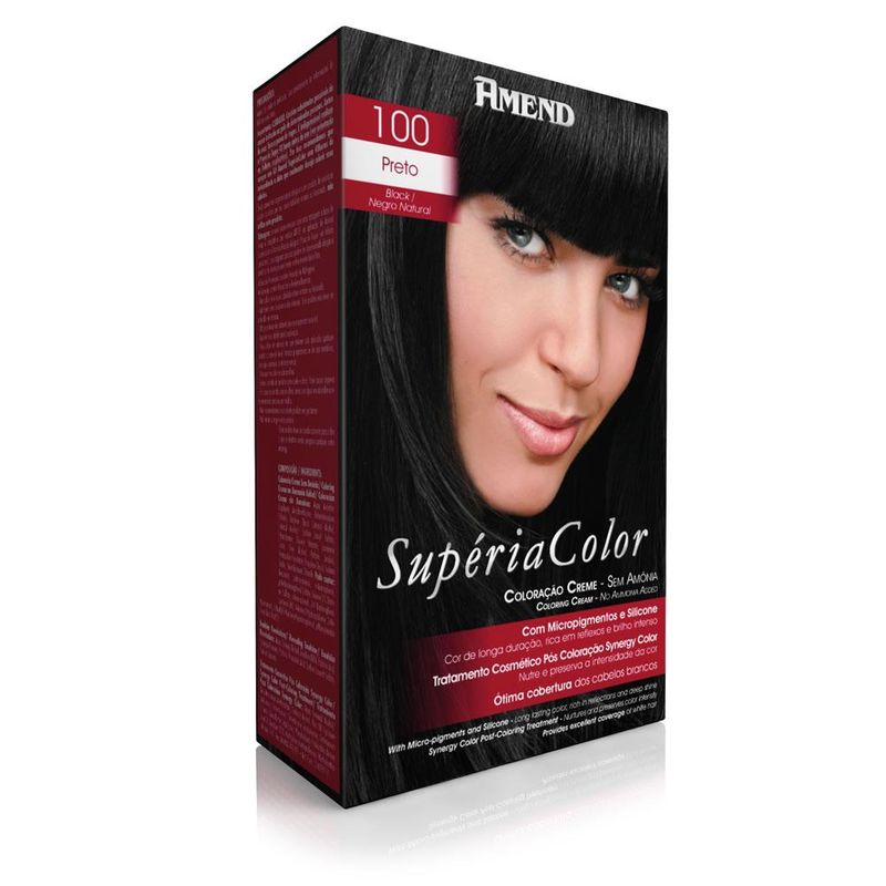 TINT AMEND SUPERIA COLOR PRETO 100@