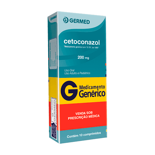 CETOCONAZOL 200MG 10 CPRS - GERM (G)