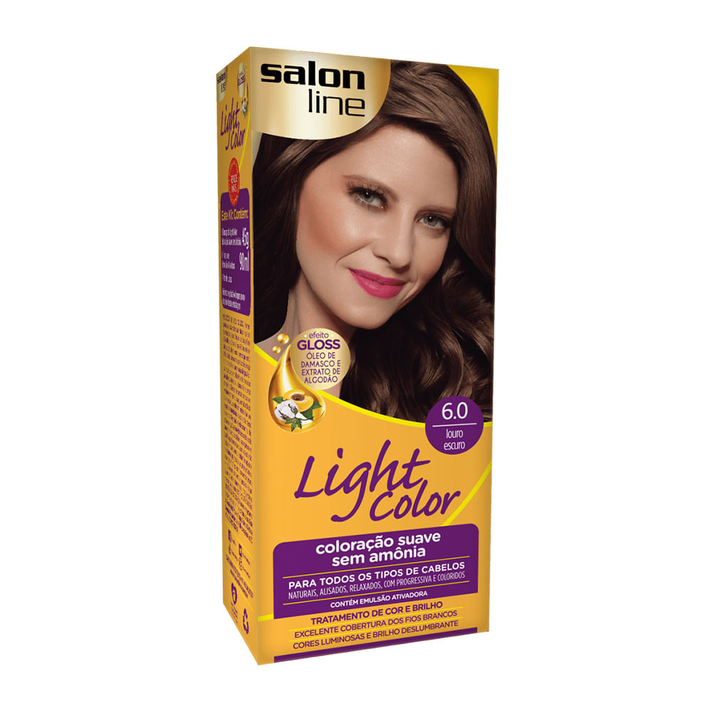 SALON LINE LIGHT COLOR 6.0 LOURO ESCURO