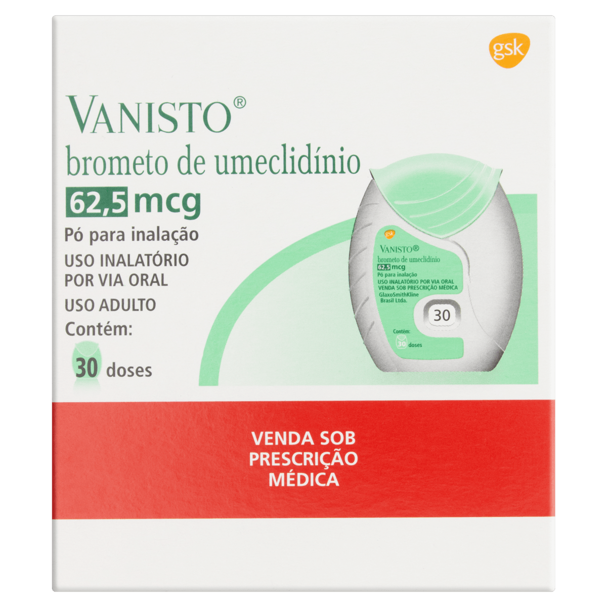 Vanisto 62,5mcg GSK 30 Doses