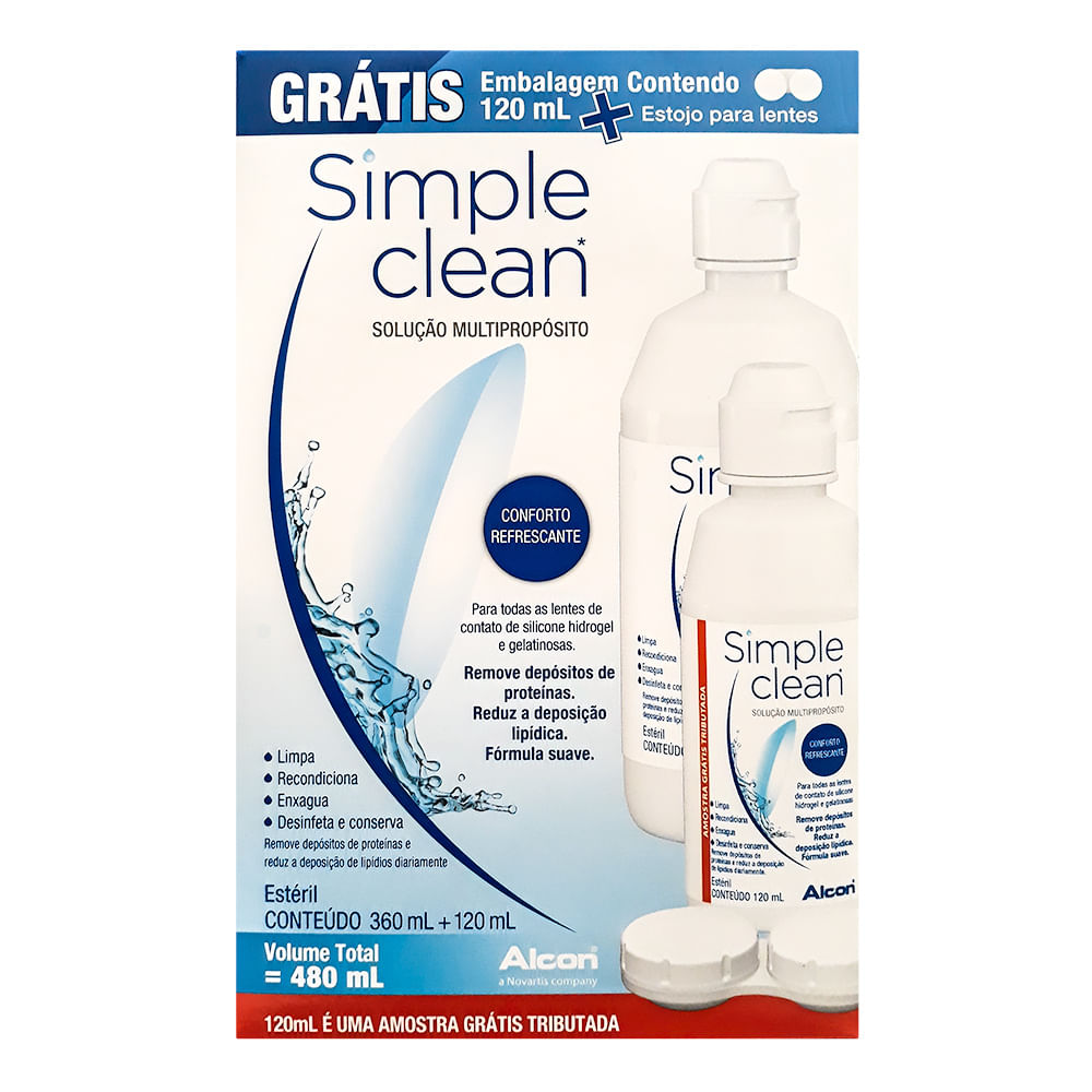 SIMPLE CLEAN 360ML + GRATIS 120ML + ESTOJO