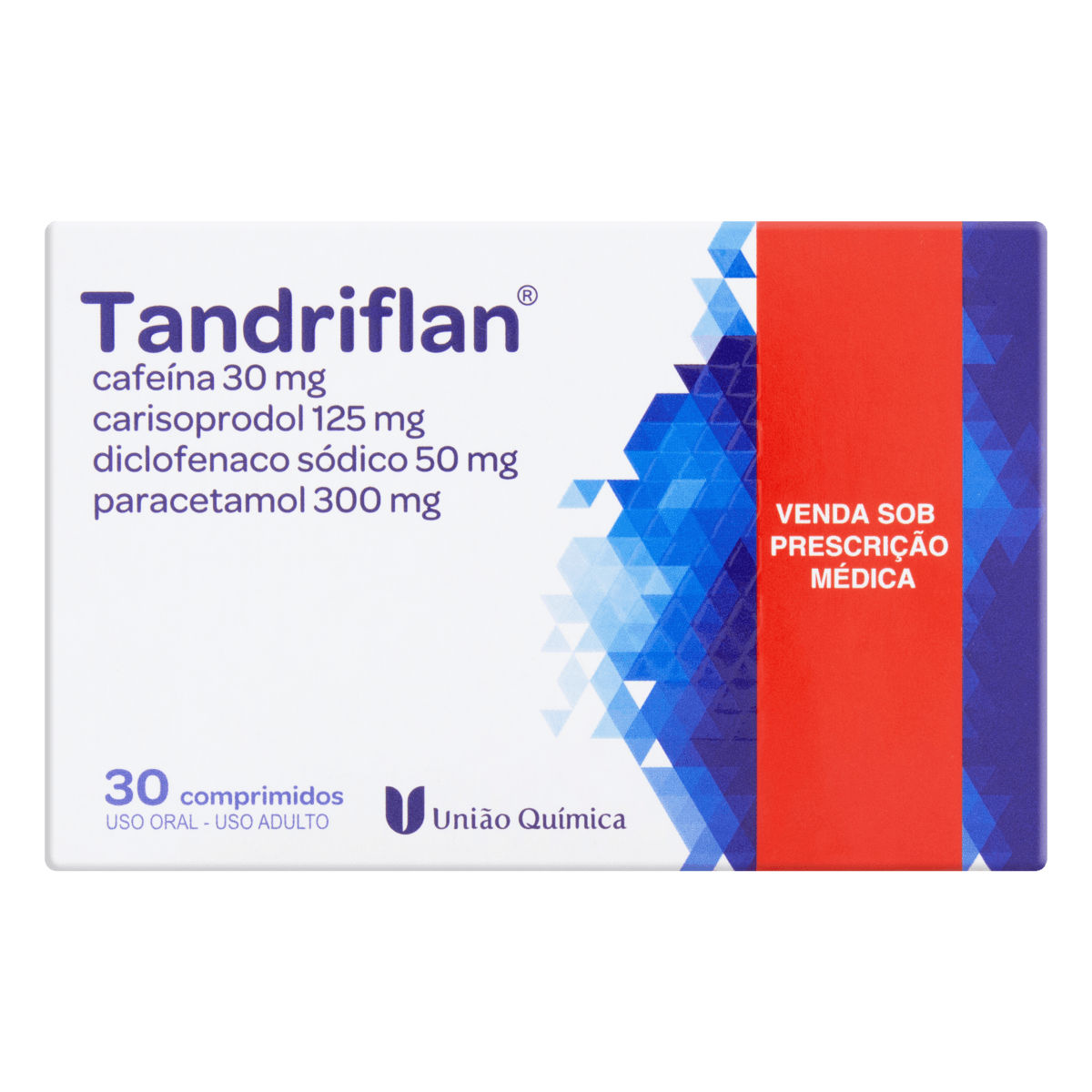 Tandriflan União Química 30 Comprimidos