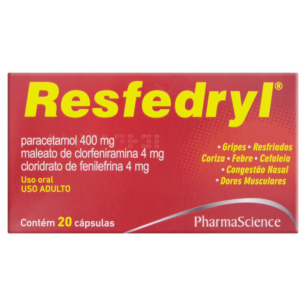 RESFEDRYL 20 CAPS