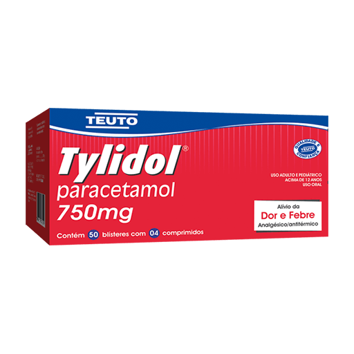 TYLIDOL 750MG 4 CPRS