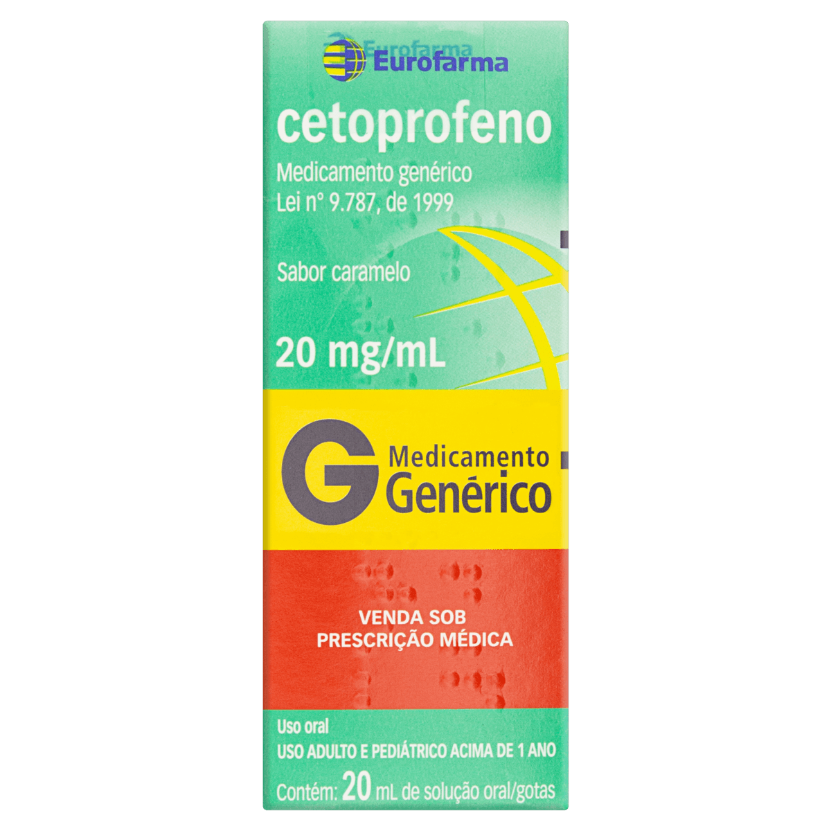 CETOPROFENO 20MG/ML GTS 20ML EUR (G)