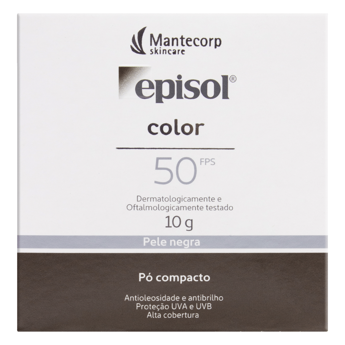 EPISOL COLOR PELE NEGRA PO COMPACTO FPS 50 10G