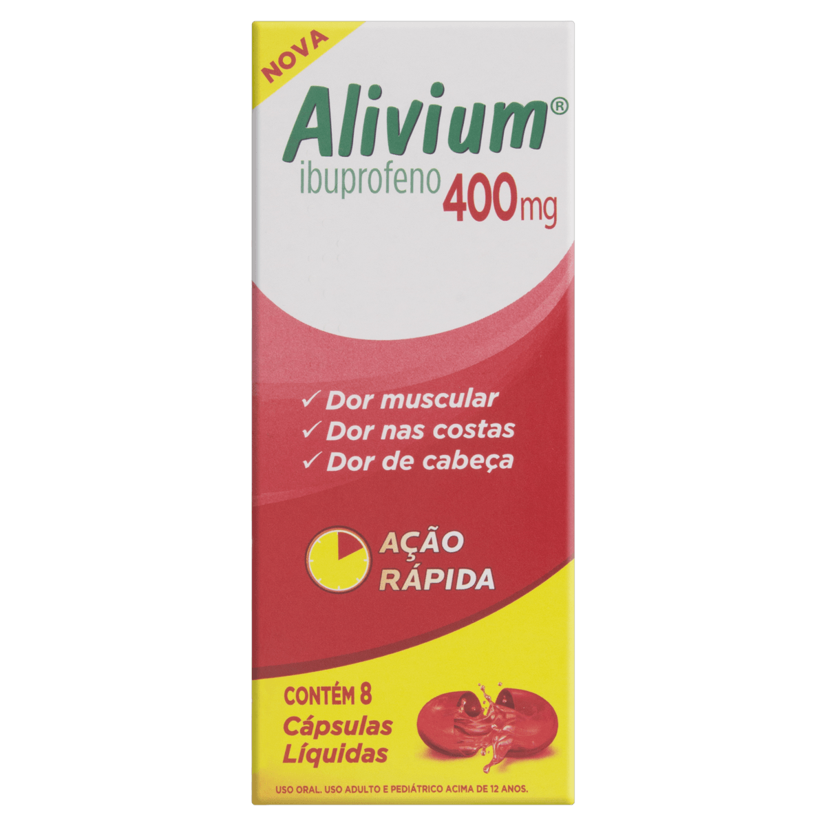 ALIVIUM 400MG 8 CAPS