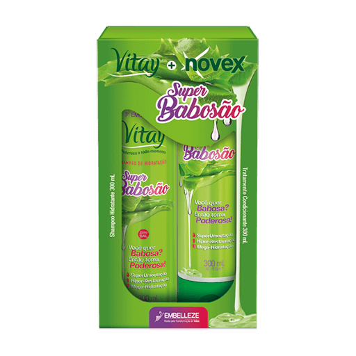NOVEX VITAY SUPER BABOSAO SH + COND 300ML