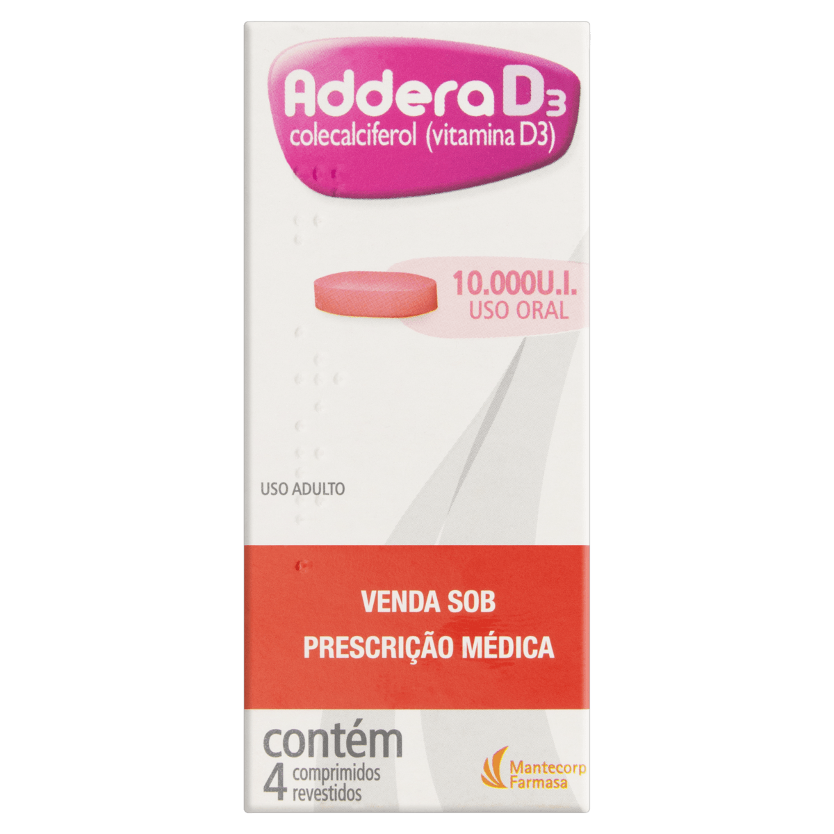 ADDERA D3 10000UI 4 CPRS REVEST