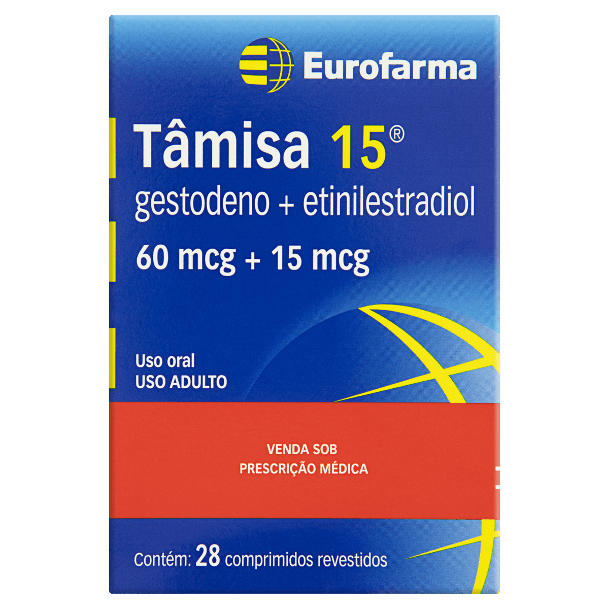 TAMISA 15 0,60+0,15MG 28 CPRS