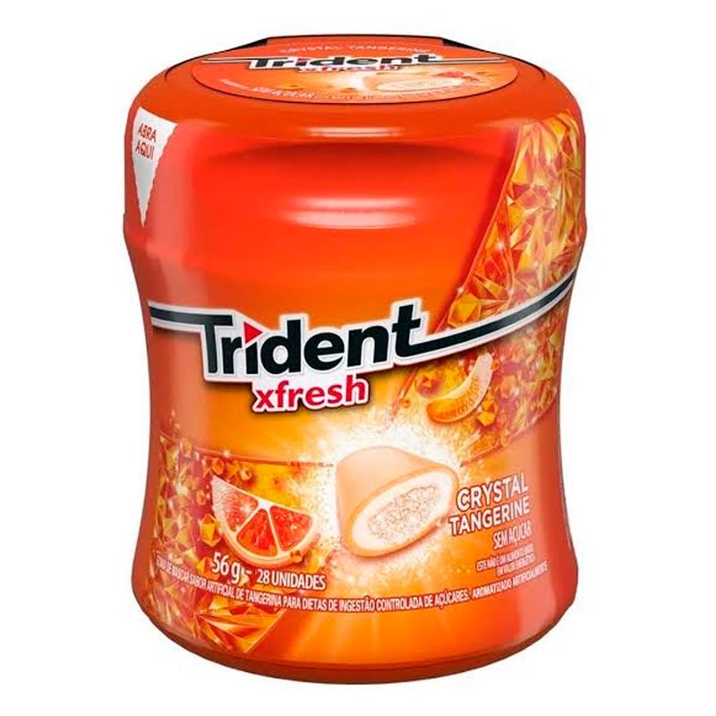 TRIDENT 56G GARRAFA X FRESH TANGERINA