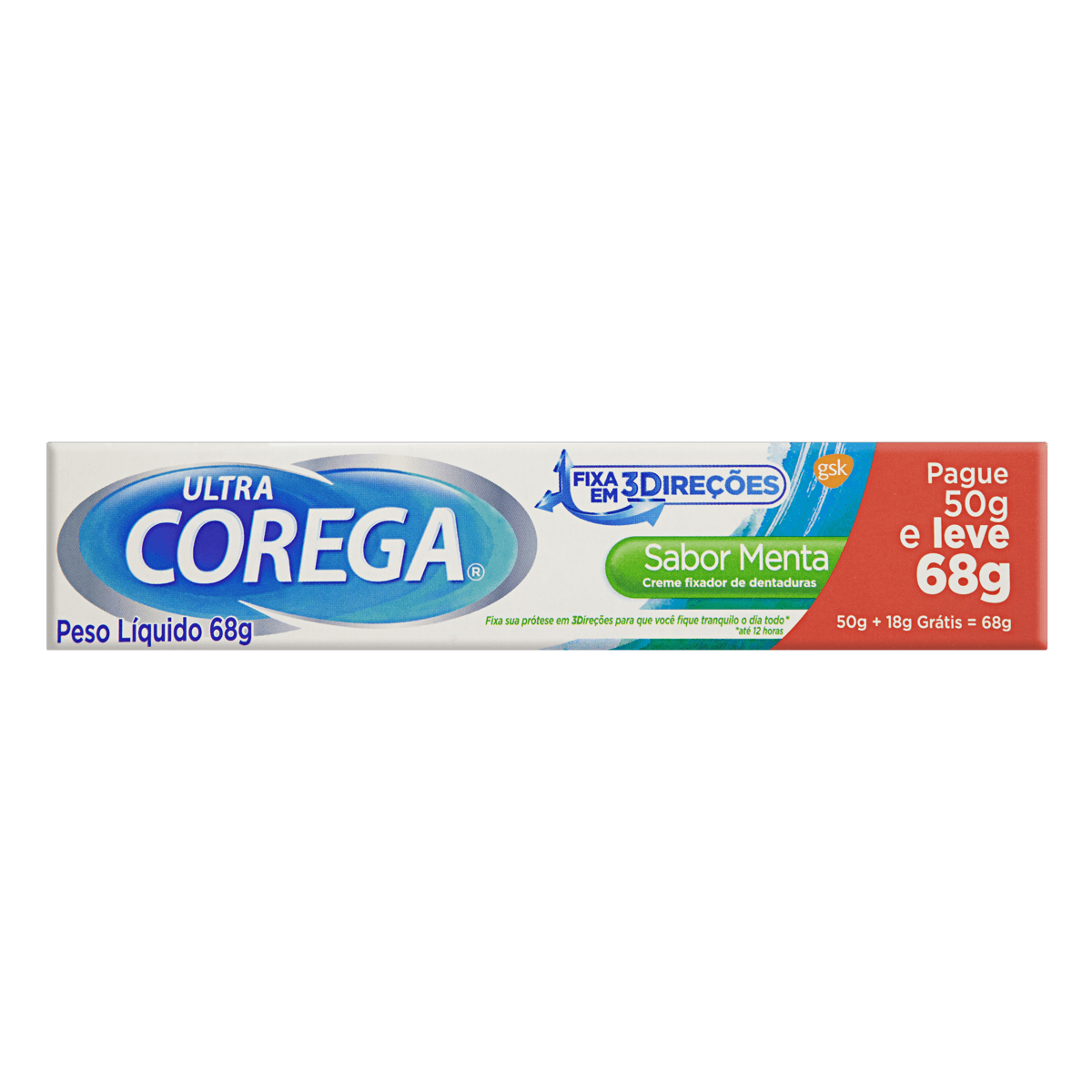 COREGA CREME ULTRA MENTA LV 68G PG 50G