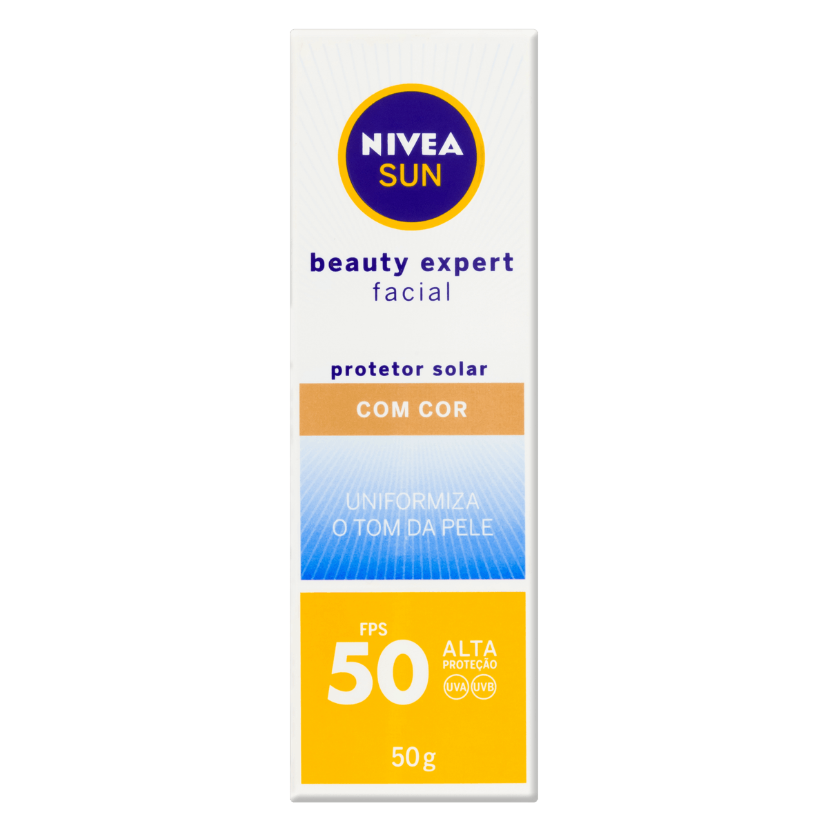 NIVEA SUN BEAUTY FPS 50 LOC 50G FACIAL C/COR@