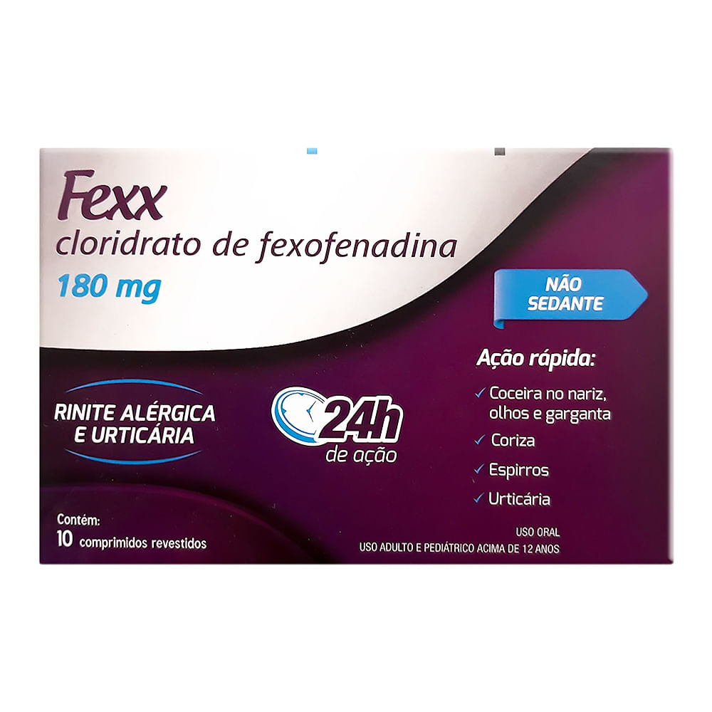 FEXX 180MG 10 CPRS