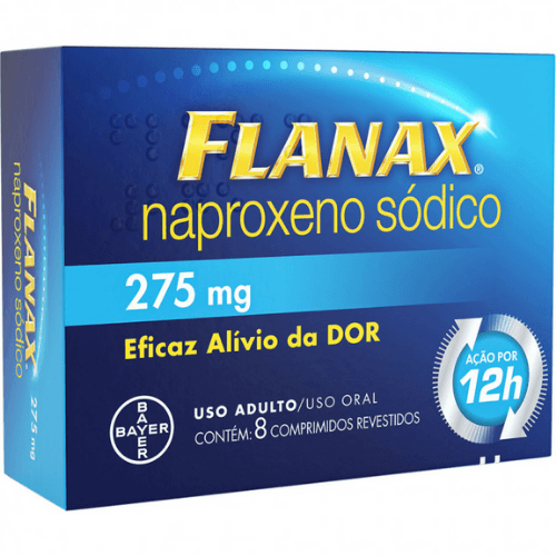 Flanax 275mg Bayer 8 Comprimidos