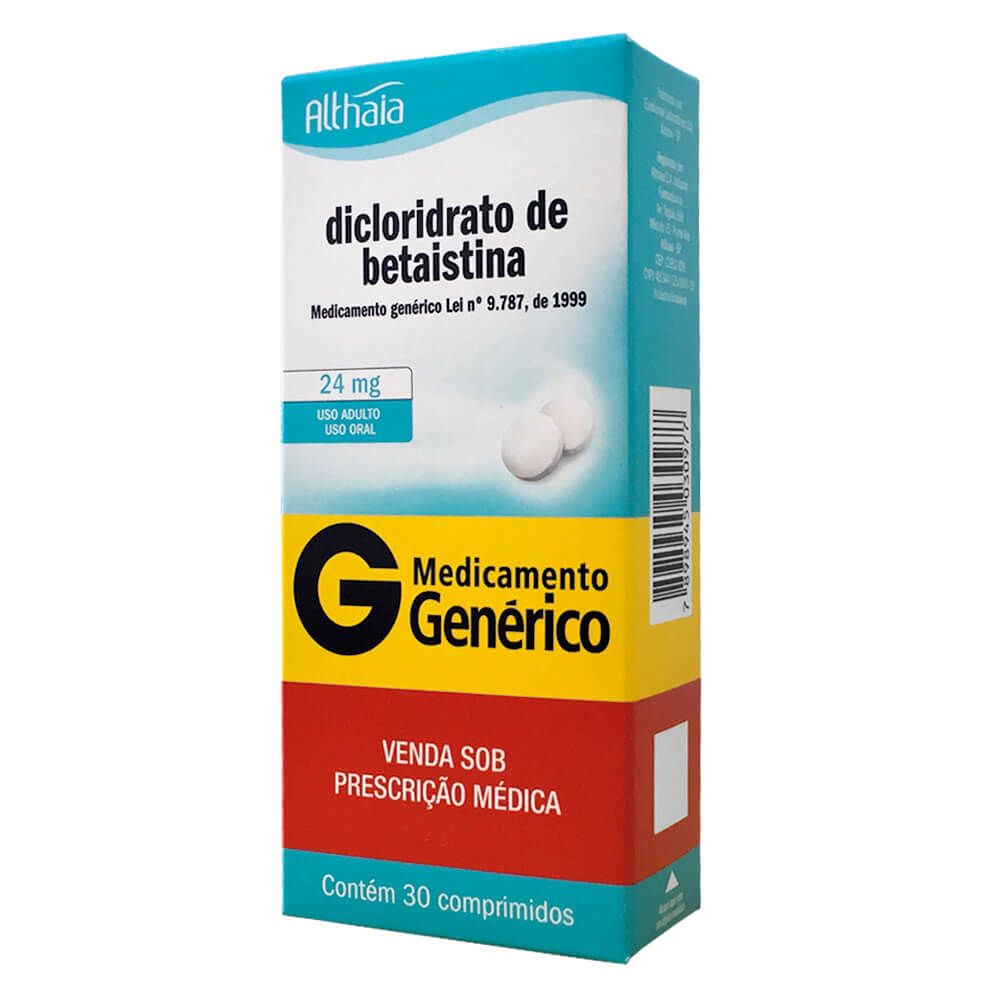 DICLO BETAISTINA 24MG 30 CPRS - ALT(G)