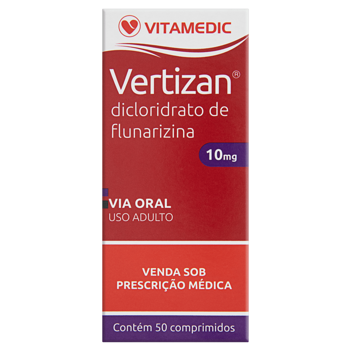 VERTIZAN 10MG 50 CPRS