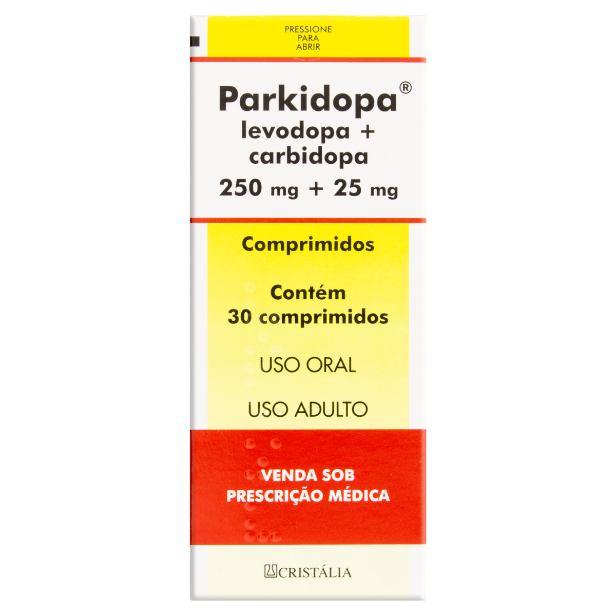 PARKIDOPA 250+25MG 30 CPRS