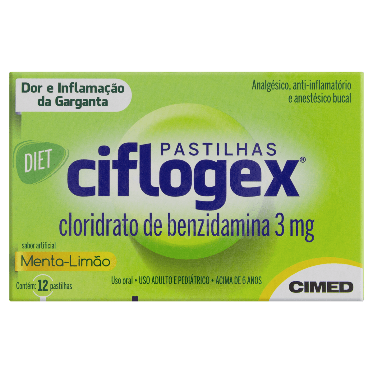Ciflogex Diet Cimed 12 Pastilhas