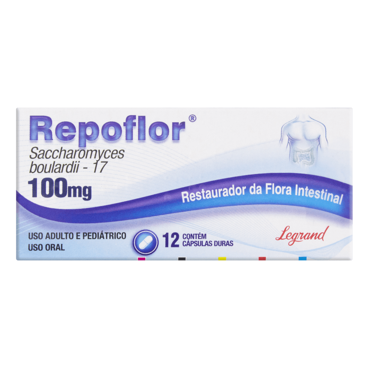 REPOFLOR 100MG 12 CAPS -LEG