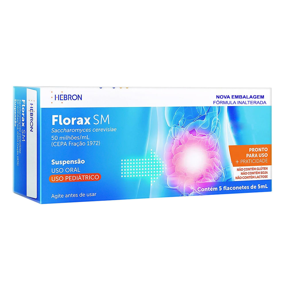 FLORAX PED C/5 FLAC 5ML