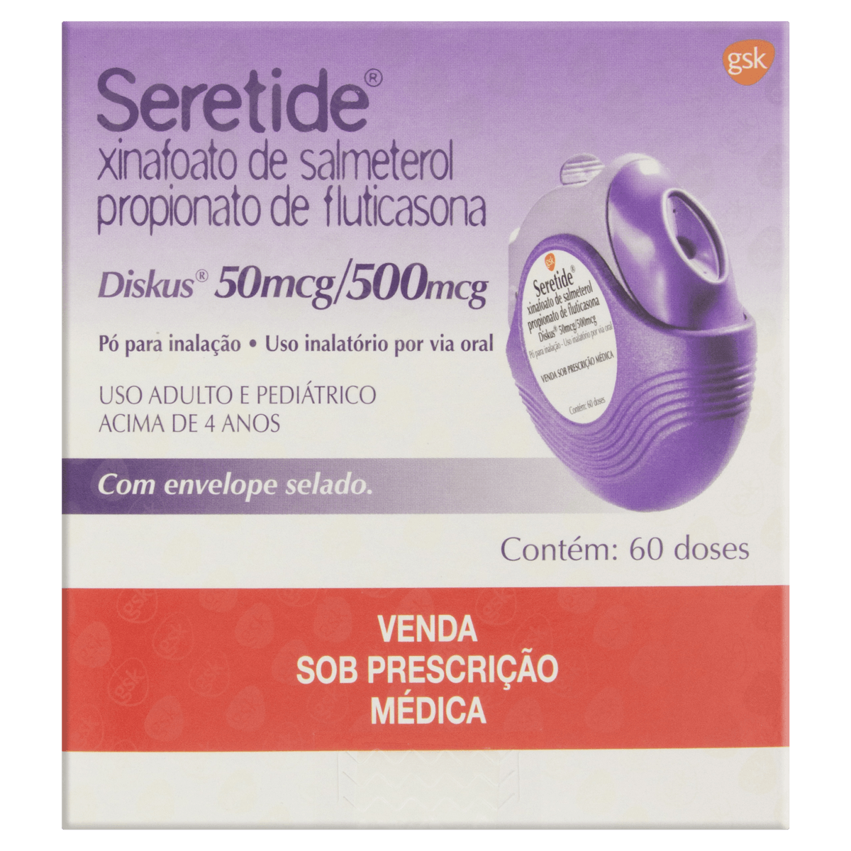 SERETIDE 50/500MCG DISKUS 60 DOSES - PBM