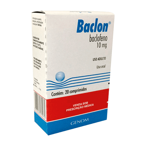 Baclon 10mg União Química 20 comprimidos
