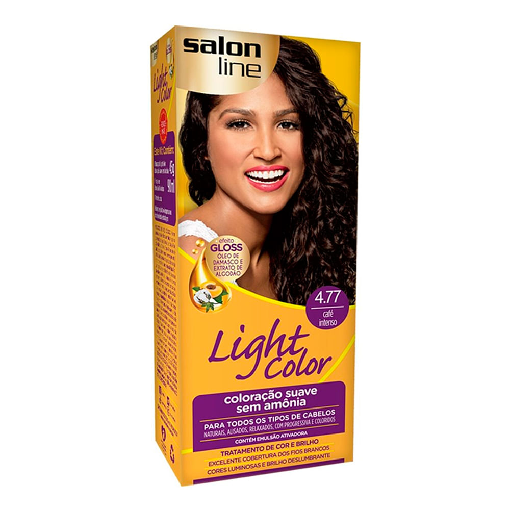 SALON LINE LIGHT COLOR 4.77 CAFE INTENSO