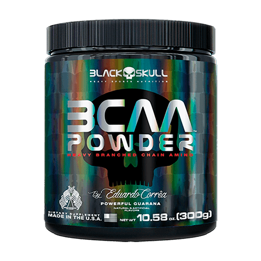 Suplemento Aminoácido BCAA Powder Black Skull Guaraná 300g