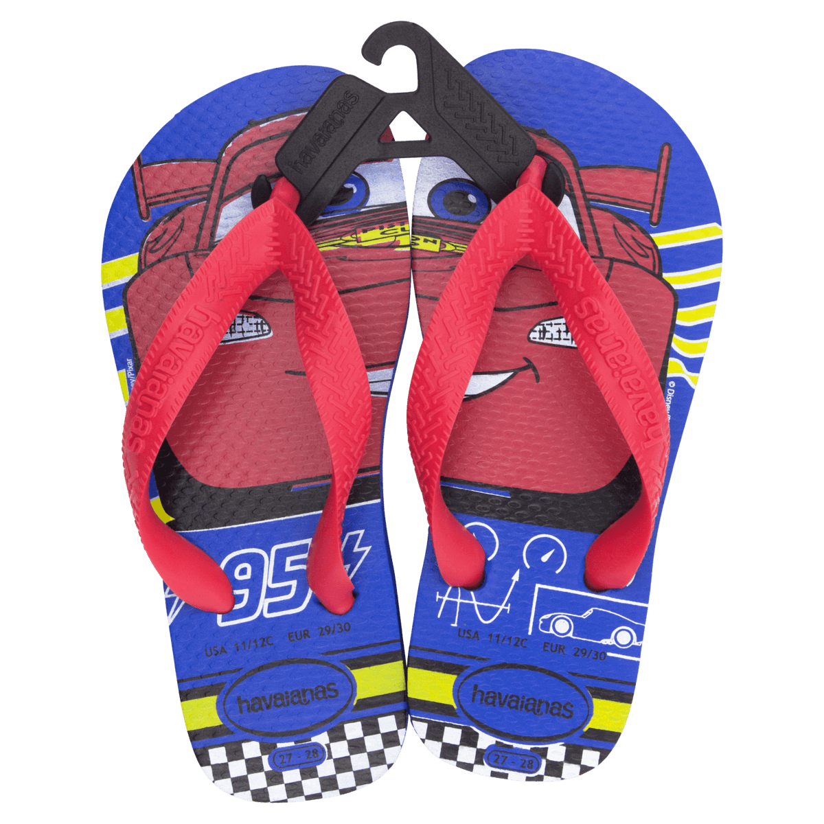 HAVAIANAS KIDS CARS AZUL ESTRELA/VERM RUB 27/28