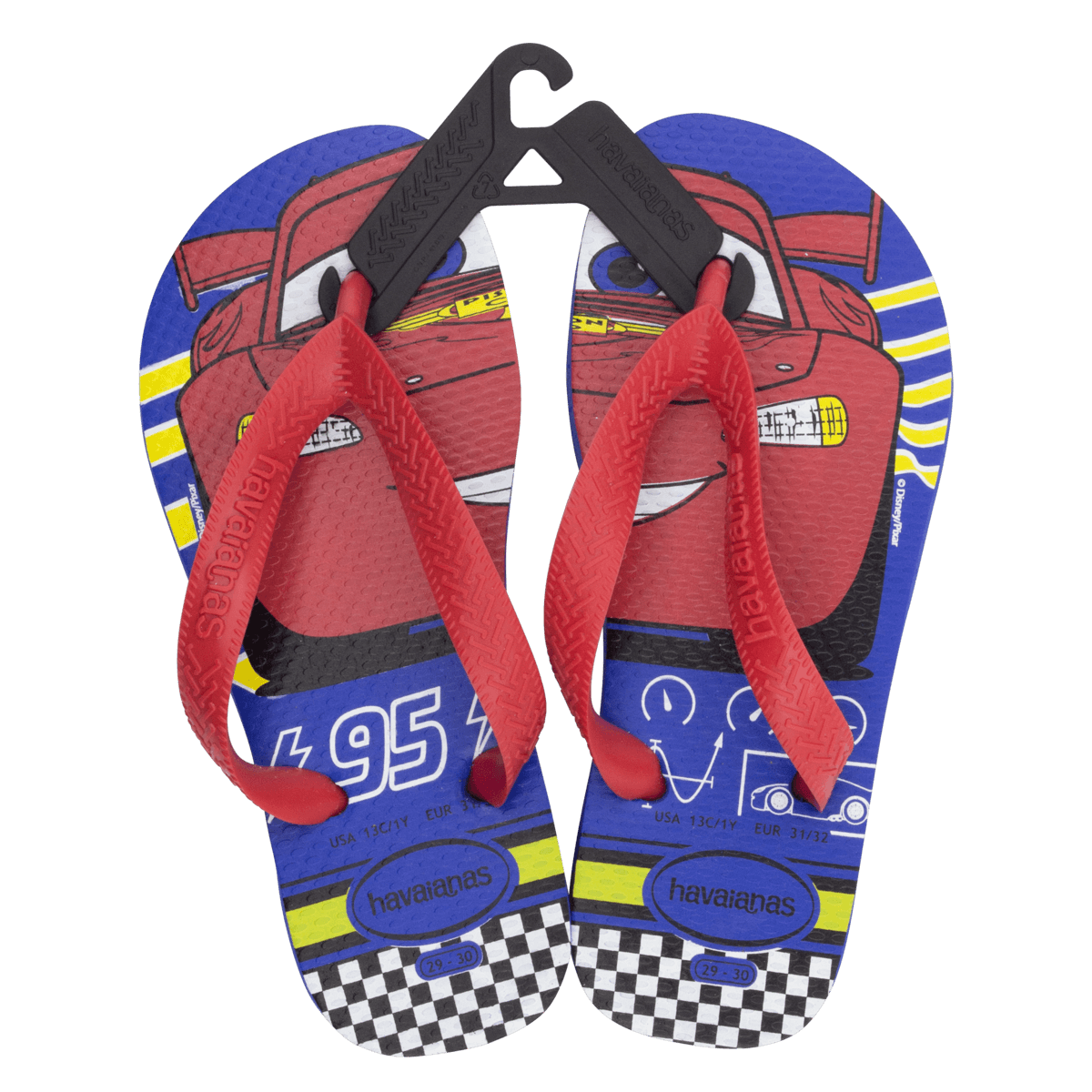 HAVAIANAS KIDS CARS AZUL ESTRELA/VERM RUB 29/30
