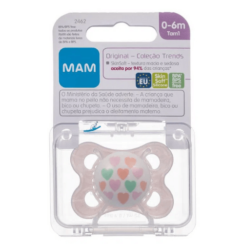 MAM CHUP COLECAO TRENDS ROSA O A 6 - 2462